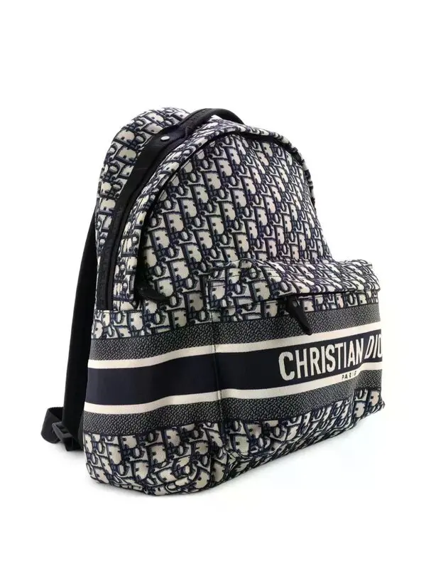 Dior Travel Oblique Canvas Medium Backpack