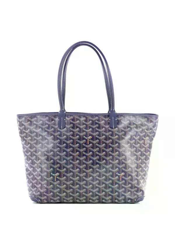 Goyard Artois Coated Canvas Pm Tote Bag - Blue