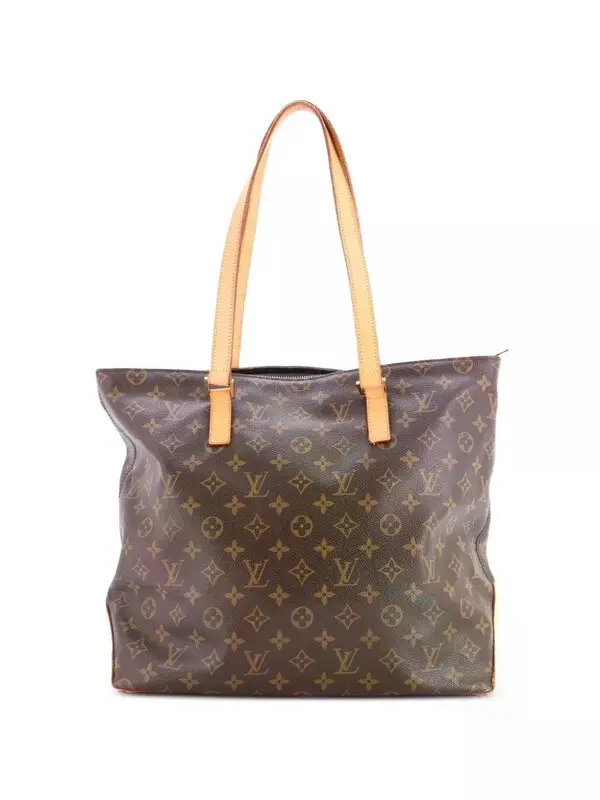 LOUIS VUITTON Cabas Mezzo Monogram Canvas Tote Bag