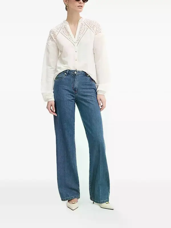 SILVIAN HEACH Wide Leg Jeans