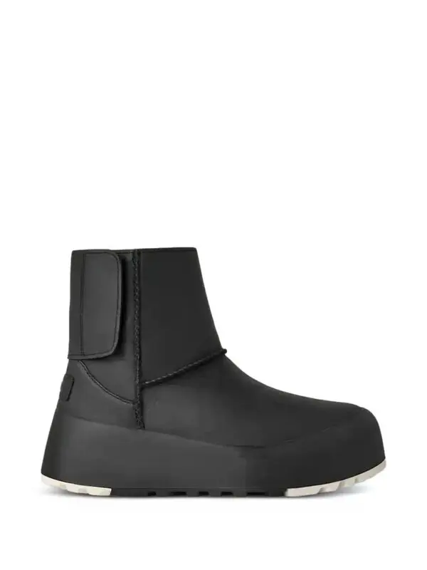 UGG Platform Leather Boots - Black