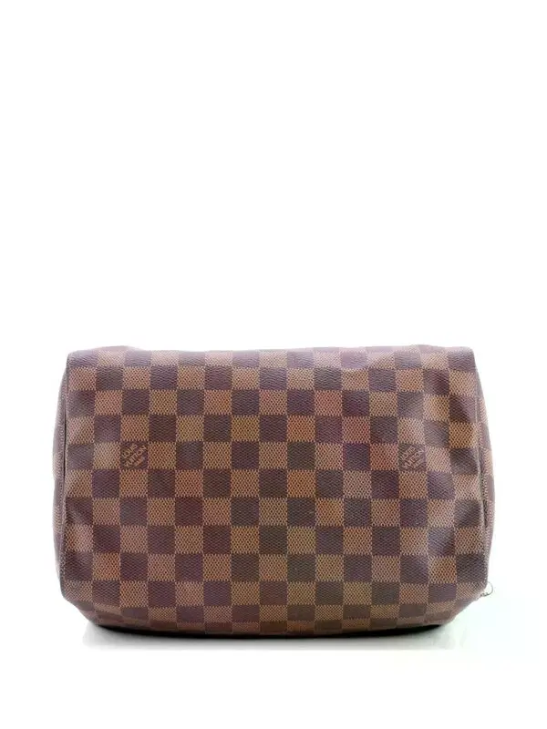 LOUIS VUITTON Speedy Handbag Damier 25 Satchel - Brown