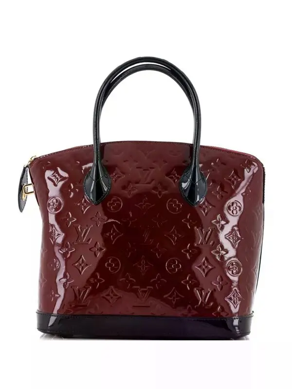 LOUIS VUITTON Lockit Handbag Monogram Vernis Pm - Red