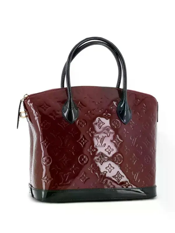 LOUIS VUITTON Lockit Handbag Monogram Vernis Pm - Red