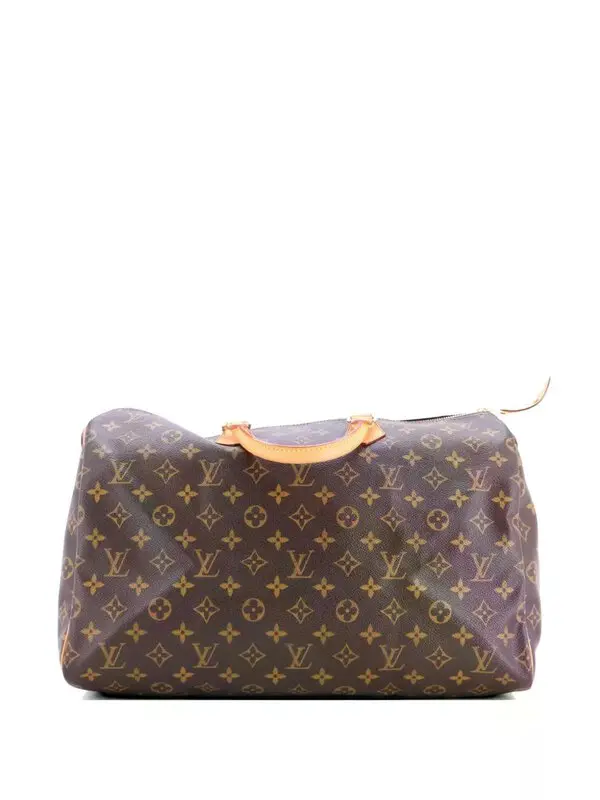 LOUIS VUITTON Speedy Handbag Monogram Canvas 40 Satchel - Brown
