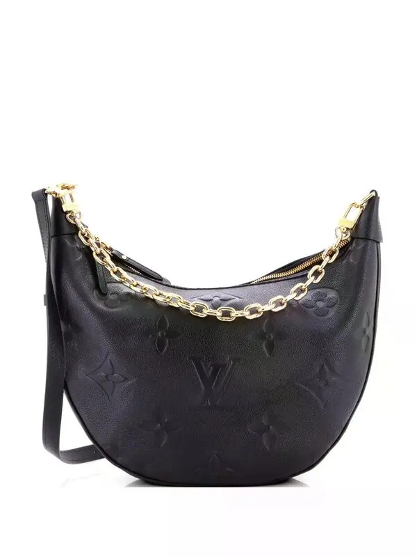 LOUIS VUITTON Loop Monogram Empreinte Giant Hobo Bag - Black
