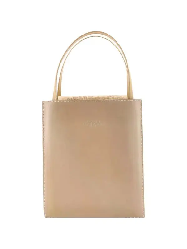 Hermès Lucy Leather Mm Tote Bag - Neutrals