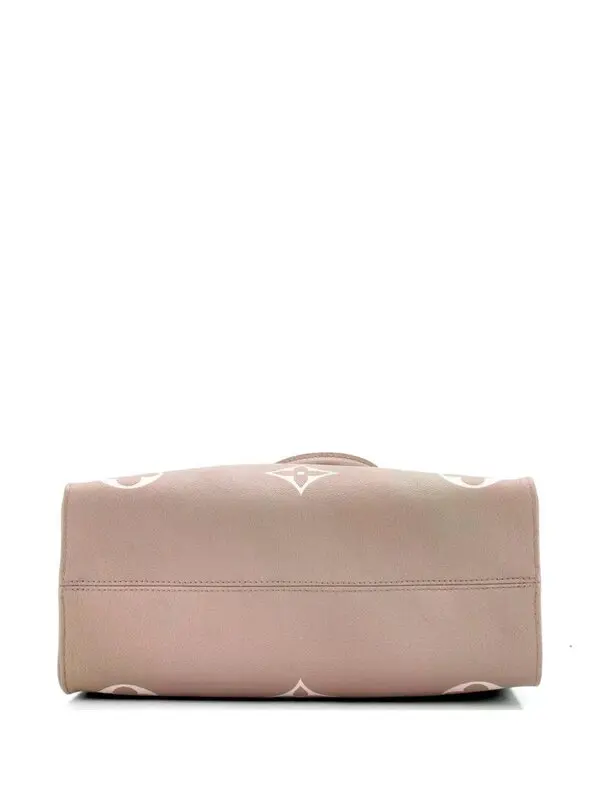 LOUIS VUITTON Onthego Tote Bicolor Monogram Empreinte Giant Mm Shoulder Bag - Neutrals