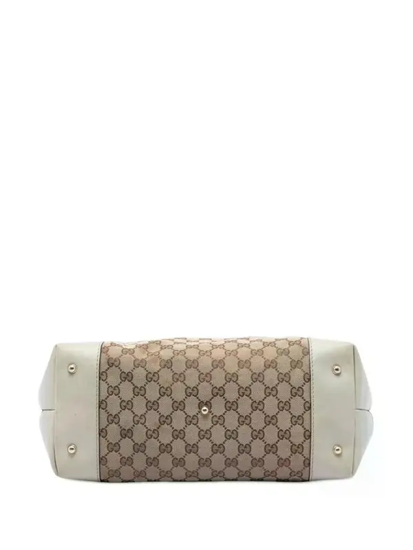 Gucci Gg Canvas Heart Bit Tote Bag