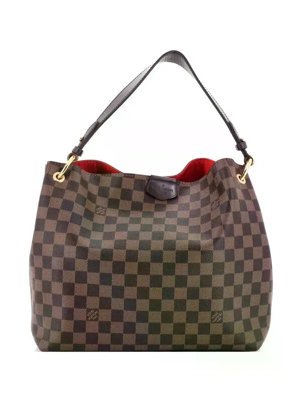 LOUIS VUITTON Graceful Handbag Damier Pm Hobo Bag - Brown