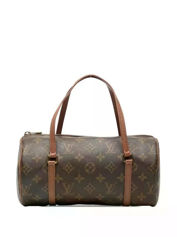 LOUIS VUITTON 1991 Monogram Papillon 26 Handbag - Brown
