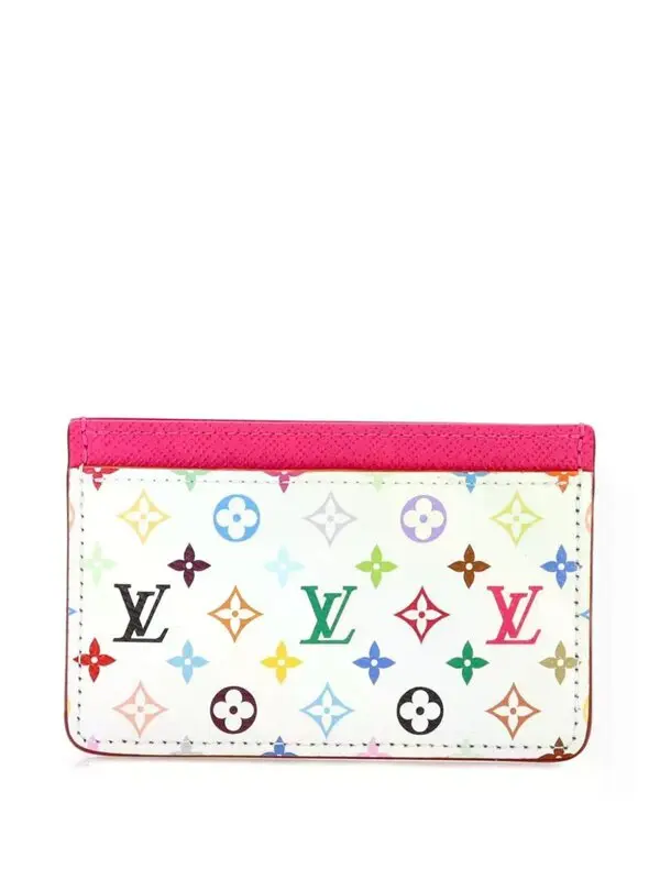 LOUIS VUITTON X Takashi Murakami Monogram Multicolor With Leather Card Holder - Multicolour