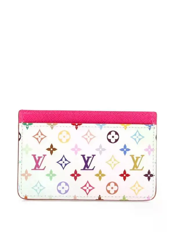 LOUIS VUITTON X Takashi Murakami Monogram Multicolor With Leather Card Holder