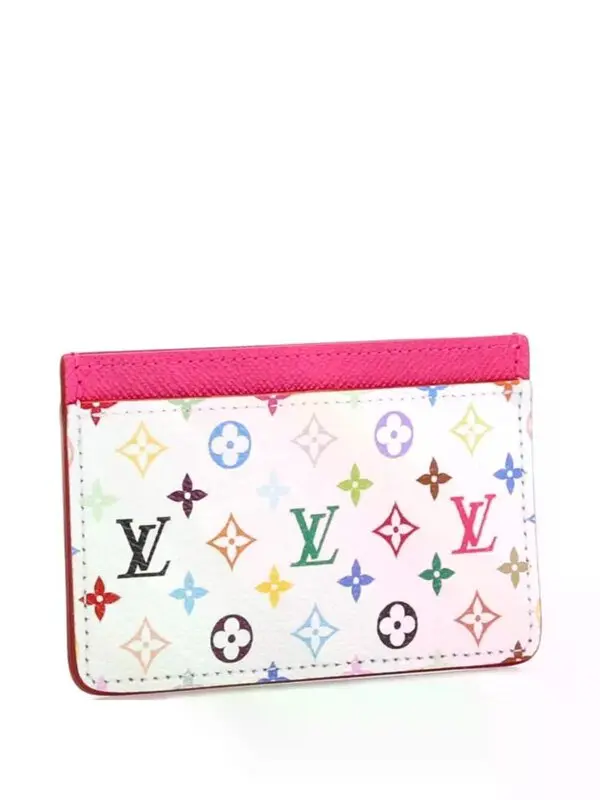 LOUIS VUITTON X Takashi Murakami Monogram Multicolor With Leather Card Holder
