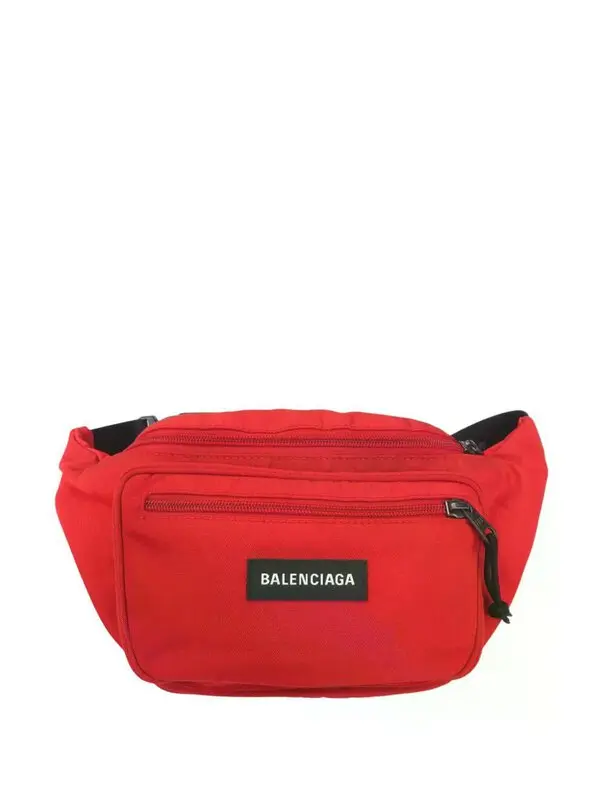 Balenciaga 2018 Nylon Explorer Belt Bag - Red