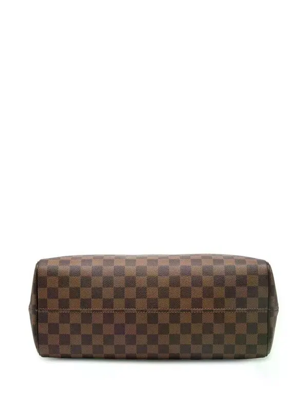 LOUIS VUITTON 2001 Damier Ebene Nolita Handbag - Brown