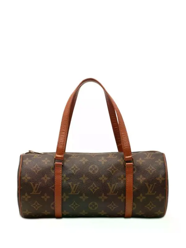 LOUIS VUITTON 1991 Monogram Papillon 30 Handbag - Brown