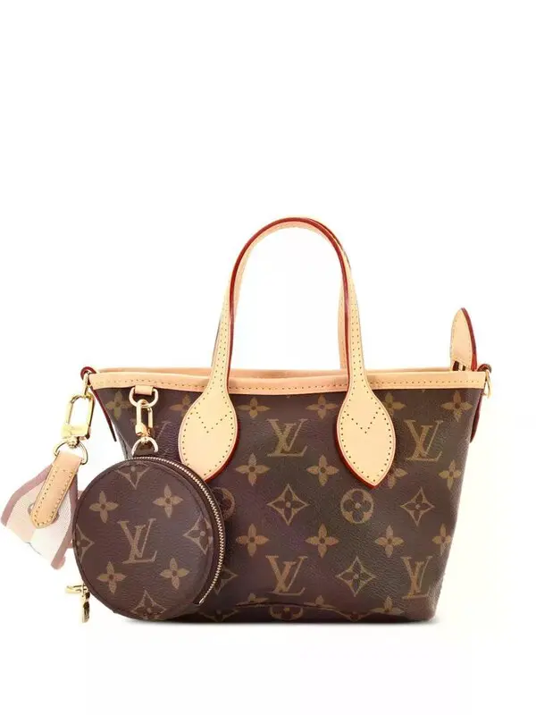 LOUIS VUITTON Neverfull Nm Monogram Canvas Bb Tote Bag - Brown