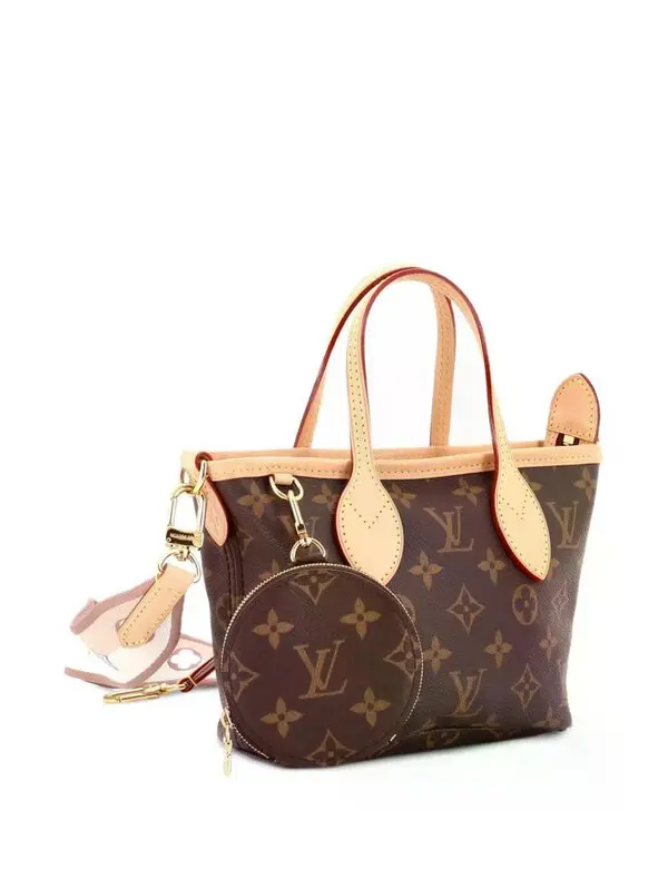 LOUIS VUITTON Neverfull Nm Monogram Canvas Bb Tote Bag - Brown