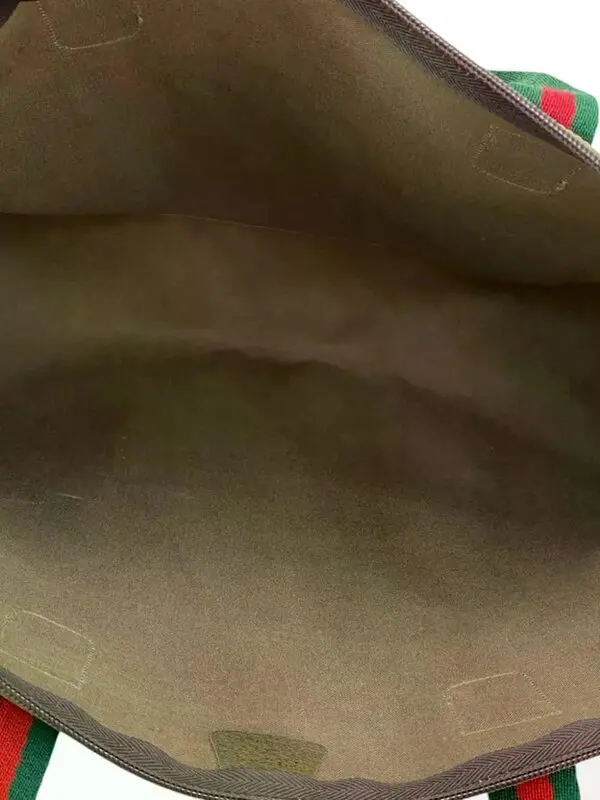 Gucci 20th Century Gg Supreme Plus Web Tote Bag