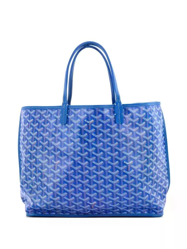 Goyard Anjou Reversible Coated Canvas Pm Tote Bag - Blue