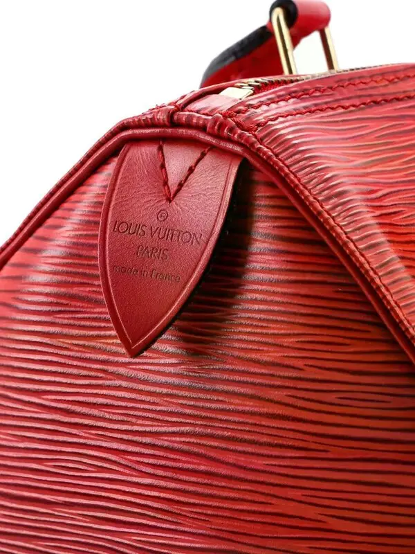 LOUIS VUITTON Speedy Handbag Epi Leather 25 - Red