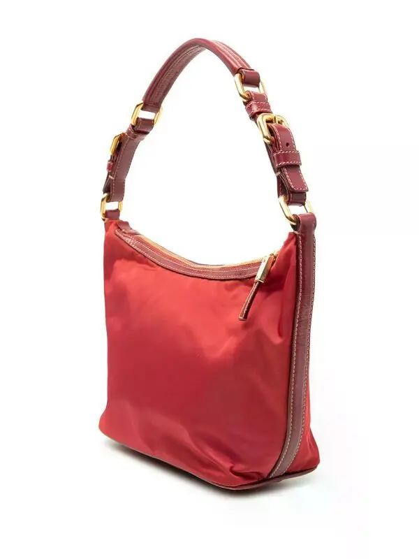 Prada 2013-2026 Tessuto Shoulder Bag - Red