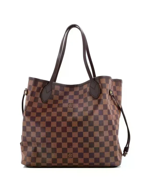 LOUIS VUITTON Neverfull Mm Damier Tote Bag - Brown