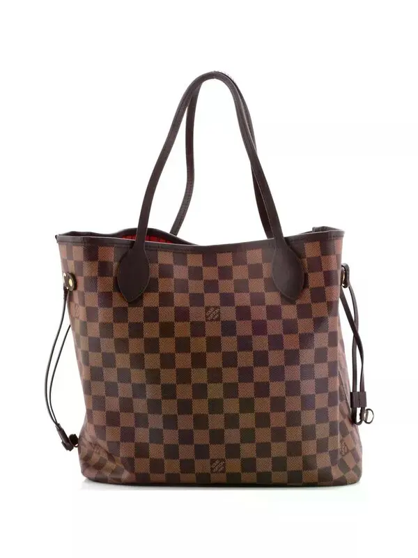 LOUIS VUITTON Neverfull Mm Damier Tote Bag - Brown