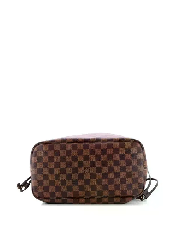LOUIS VUITTON Neverfull Mm Damier Tote Bag - Brown