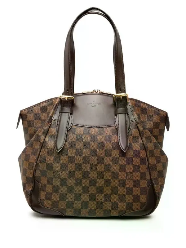 LOUIS VUITTON Damier Ebene Verona Mm Shoulder Bag - Brown