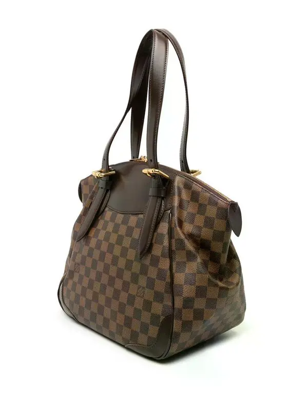 LOUIS VUITTON Damier Ebene Verona Mm Shoulder Bag - Brown