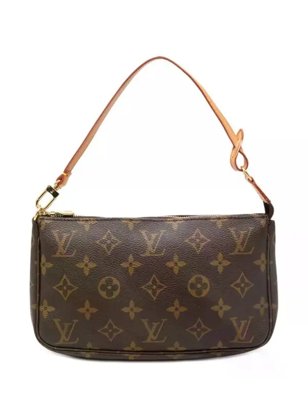 LOUIS VUITTON 2000 Monogram Pochette Accessoires - Brown