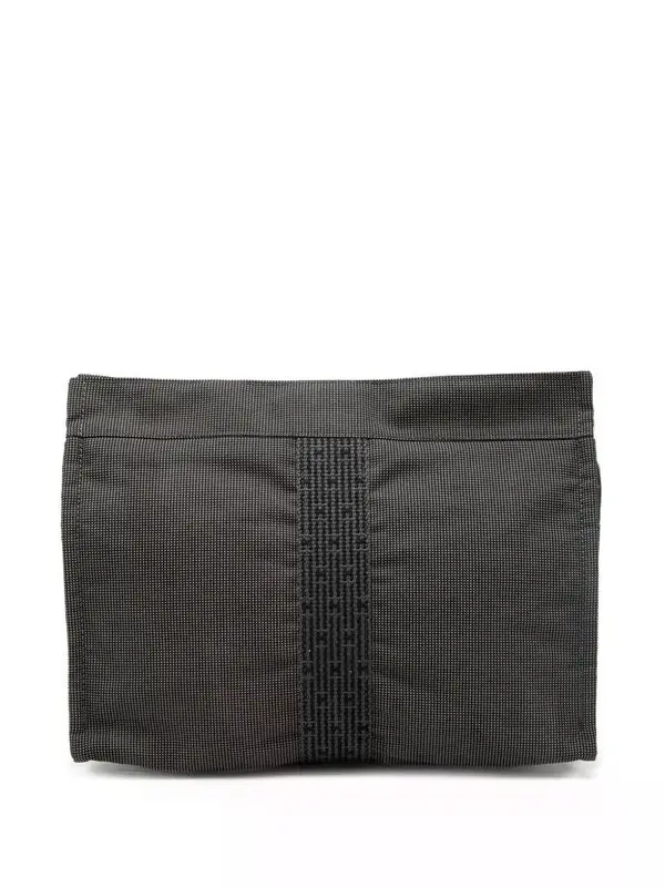 Hermès 1990-2010 Herline Clutch Bag - Grey
