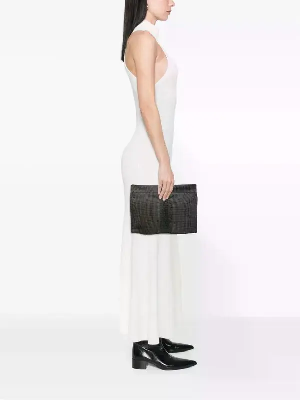 Hermès 1990-2010 Herline Clutch Bag - Grey