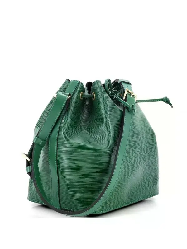 LOUIS VUITTON Petit Noe Handbag Epi Leather Bucket Bag - Green