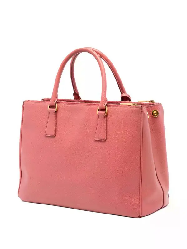 Prada Saffiano Lux Galleria Satchel - Pink