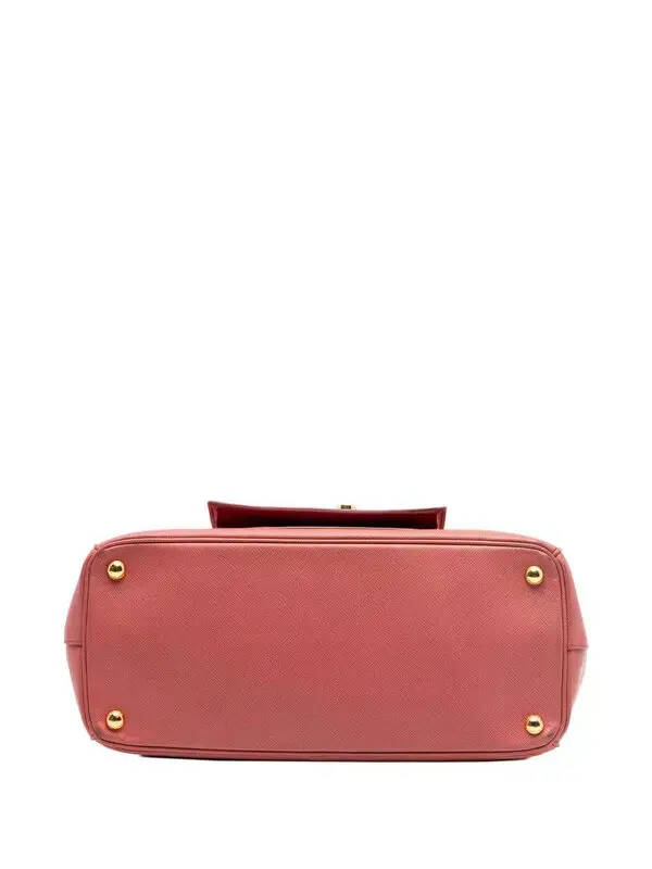 Prada Saffiano Lux Galleria Satchel - Pink