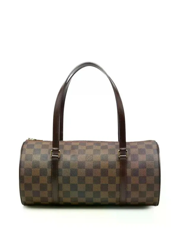 LOUIS VUITTON 2006 Damier Ebene Papillon 30 Handbag - Brown