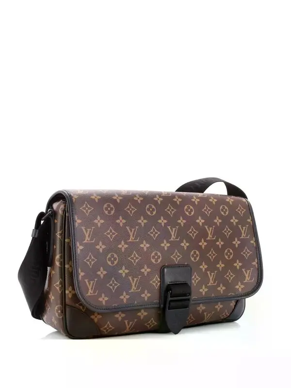 LOUIS VUITTON Archy Messenger Bag Macassar Monogram Canvas Gm - Brown