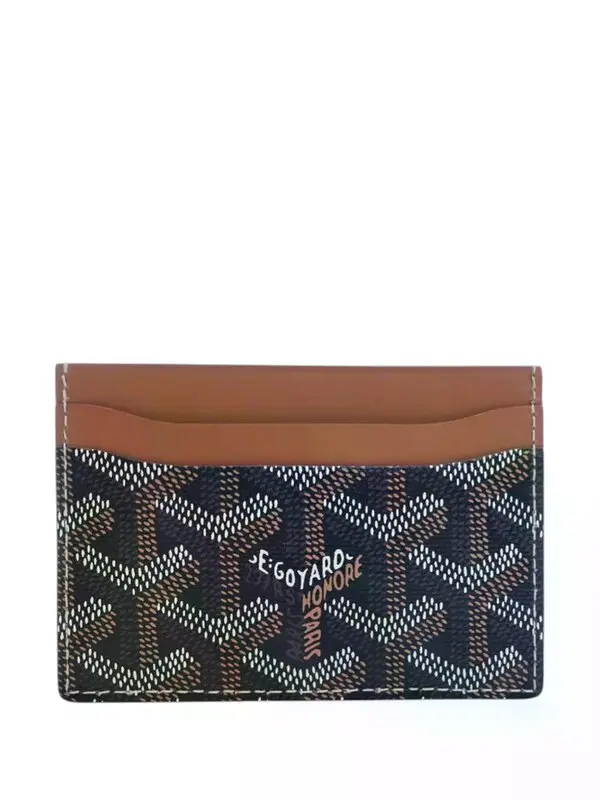 Goyard 2023 Goyardine Saint Sulpice Card Holder - Black
