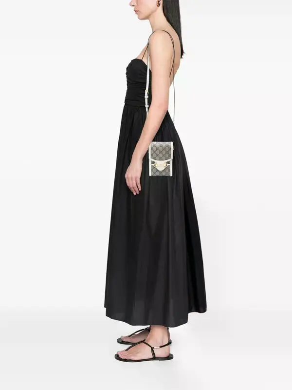 Gucci 2016-2026 Mini Gg Supreme Horsebit 1955 Crossbody Bag - Neutrals
