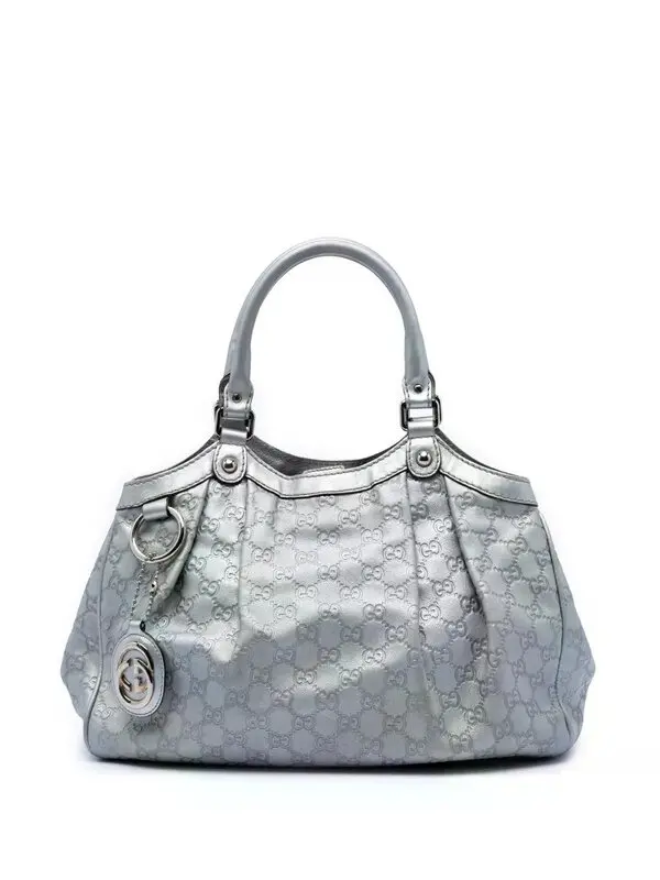 Gucci Medium Sukey Tote Bag - Silver