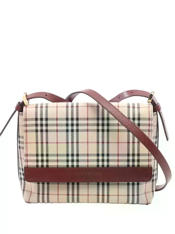 Burberry 2000-2017 Nova Check Coated Canvas Crossbody Bag - Neutrals