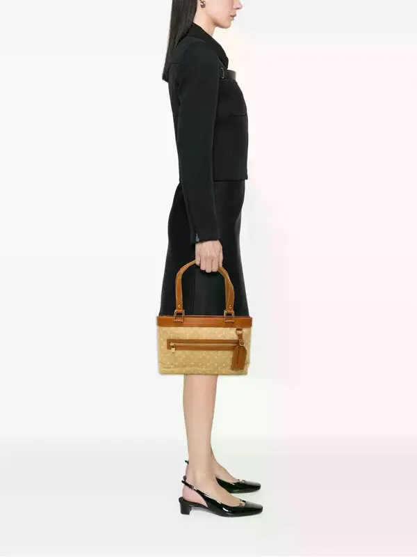 LOUIS VUITTON 2004 Monogram Mini Lin Lucille Pm Handbag