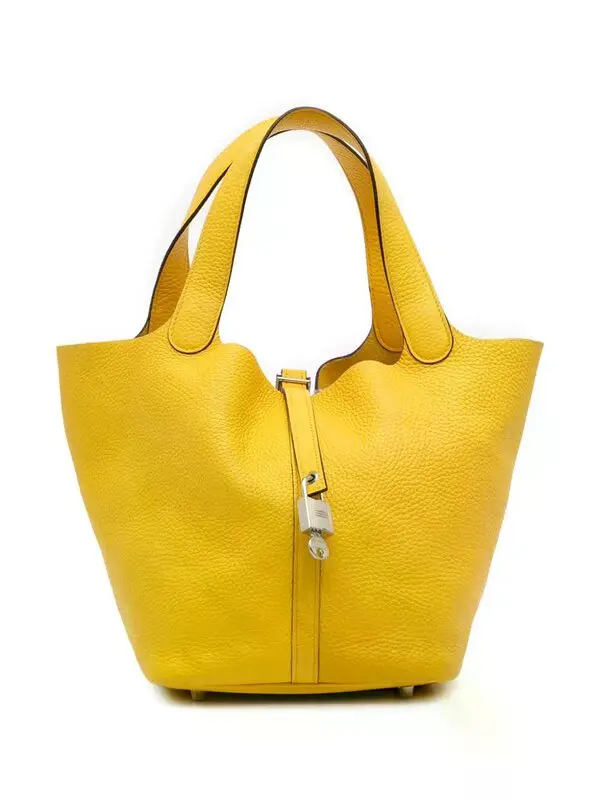 Hermès 2018 Picotin Lock 22 Handbag - Yellow