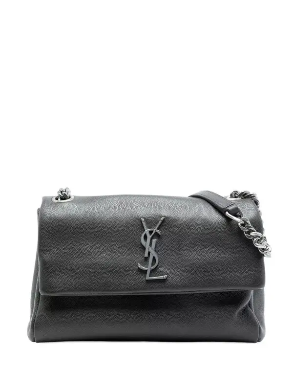 Saint Laurent 2017 Medium Grain De Poudre West Hollywood Crossbody Bag - Black