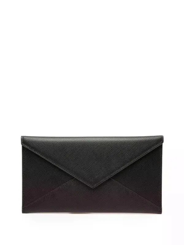 Prada 2010-2026 Saffiano Envelope Pouch - Black