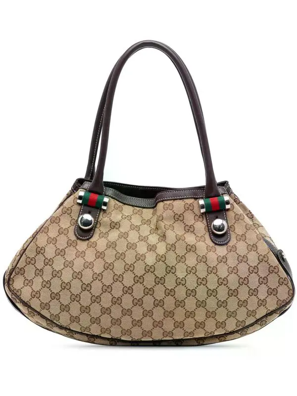 Gucci Gg Canvas Web Match Ball Tote Bag - Neutrals