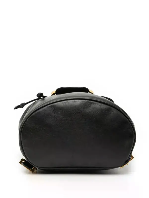 FERRAGAMO 2021-2026 Leather Double Gancini Backpack